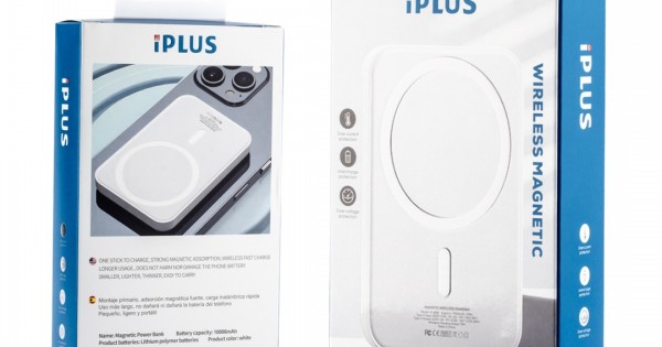 Iplus iP-B100 مغناطيسي لاسلكي بور بانك